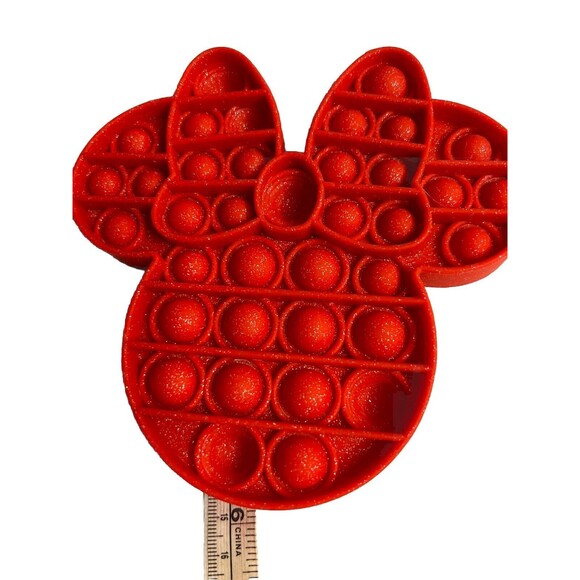 Gamewright | Toys | Disney Minnie Mouse Pop It Sensory Fidget Toy Red ...